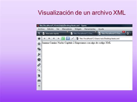 Interfaces XML página 3