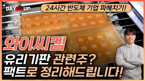 와이씨켐 주가전망 유리기판 관련주 팩트로 정리해드리겠습니다 Youtube