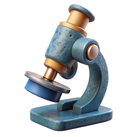 Beautiful Modern Microscope Side View Scientific Illustration Exclusive 57658062 Png