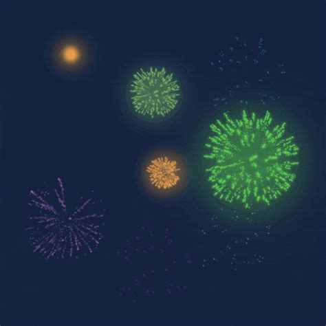 Happy New Year Animated Fireworks GIF GIFDB Com
