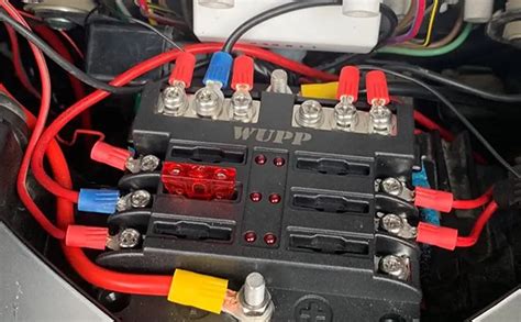 12v Fuse Box 6 Circuit Fuse Terminal Block With Independent Positive And Negative Poles Buy