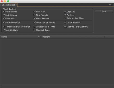 Adobe Encore CS Check Project VIDEOLANE COM