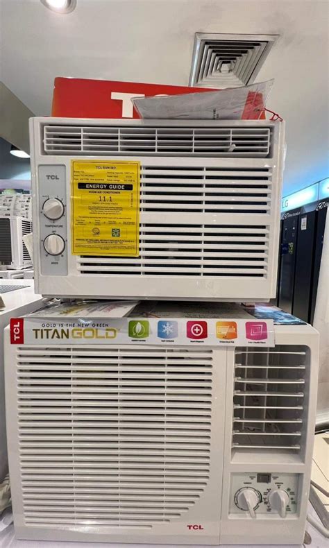 Tcl Window Type Aircon New Model S TV Home Appliances Air Conditioning And Heating On Carousell