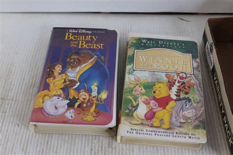 10 Disney Vhs Tapes Lady And The Tramp 101 Dalmatians Snow White
