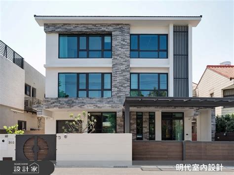 獨棟透天別墅 透天厝外觀室內設計案例分享 明代 35之15設計家 Searchome