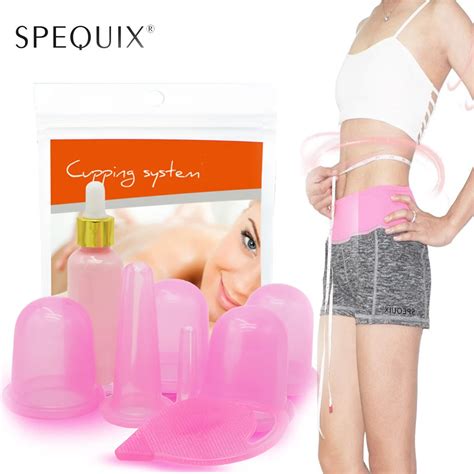 8pcs Massage Cupping Cup Ventosas Anti Cellulite Cup Vacuum Cupping Professional Silicone