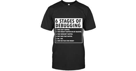 6 Stages Of Debugging Programmer Developer