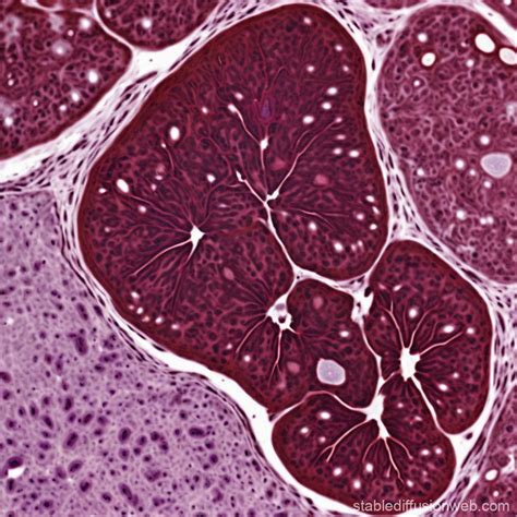 Liver Histopathology Image With Hematoxylin Staining Stable Diffusion