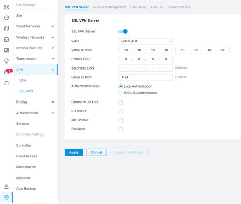 How To Establish An SSL VPN Server By Omada Router In Controller Mode