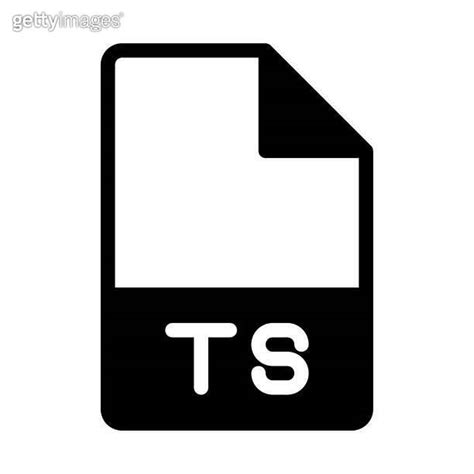 Ts File Type Icon Document Files And Folder Format Symbol Icons In Solid Style 2150687744
