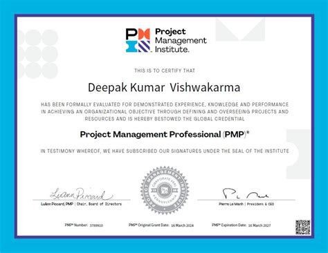 Deepak Vishwakarma On Linkedin Pmp Pmpcertified 36 Comments
