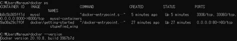 Docker Docker에 Mysql 설치하는 방법