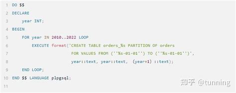 【postgresql】postgresql分区表 知乎