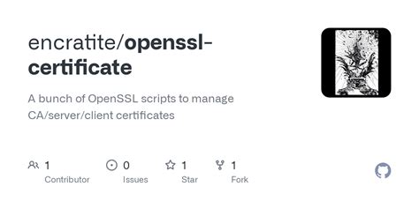 Github Encratiteopenssl Certificate A Bunch Of Openssl Scripts To Manage Caserverclient