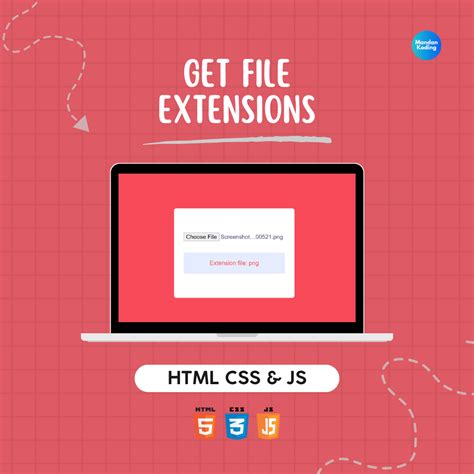 How To Get File Extensions Using HTML CSS JavaScript Mandan Koding