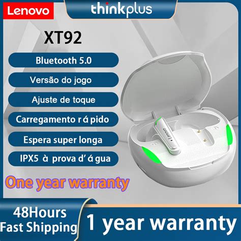 Fone De Ouvido Gamer Bluetooth Sem Fio AI Controle Original Lenovo XT TWS Shopee Brasil