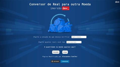 Conversão De Moedas Projeto