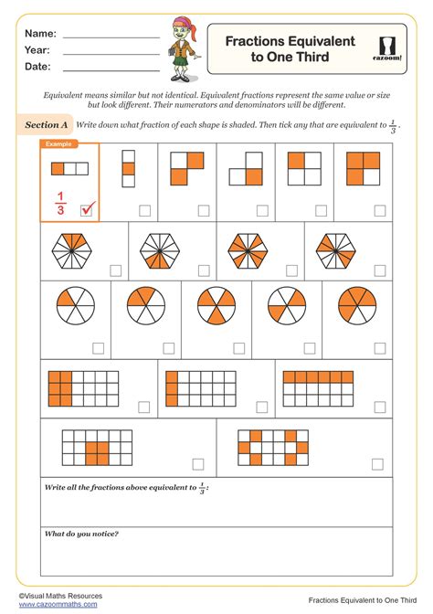 Thirds Fractions