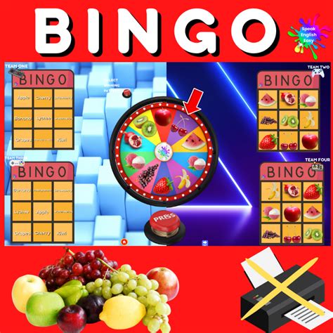 Fruit Bingo Game Grade 123 Fun Activity Distance Learning Back To School Made By Teachers