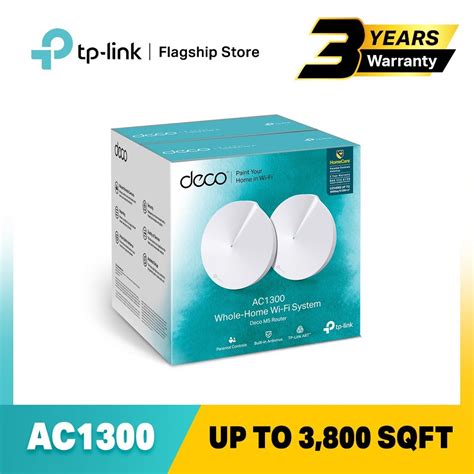 Tp Link Deco M Ac Mu Mimo Dual Band Whole Home Mesh Wifi System Support Unifi Turbo Maxis