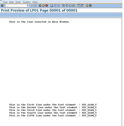 Text Element Use Sapcodes Text Element Use Sapcodes
