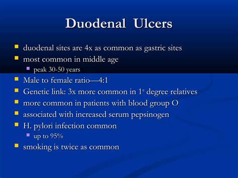 Gastric And Duodenal Ulcer Ppt