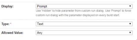 Continuous Integration Teamcity Run Custom Script With Parameter