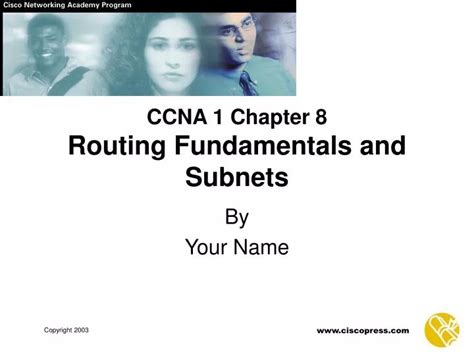 PPT CCNA Chapter Routing Fundamentals And Subnets PowerPoint Presentation ID