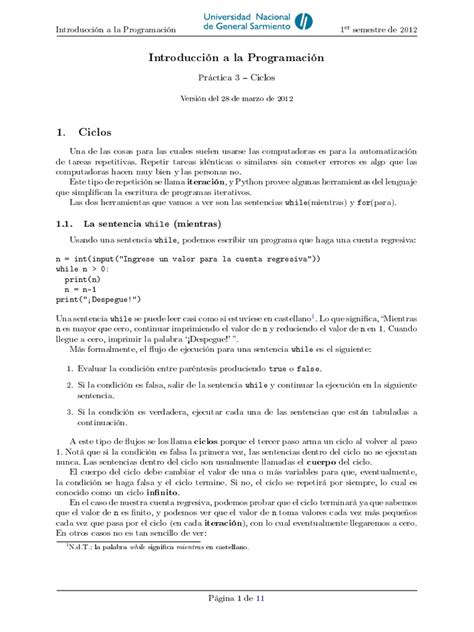 Ciclos Python Pdf Python Lenguaje De Programación Cadena