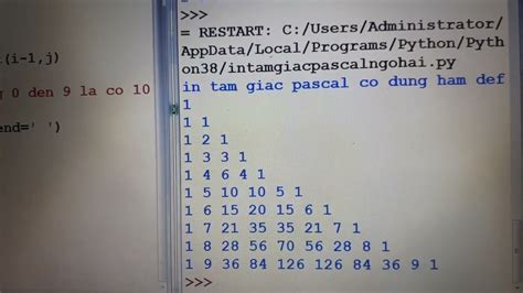 Hướng Dẫn Vẽ Tam Giác Pascal Trong C Dễ Hiểu Và Chi Tiết
