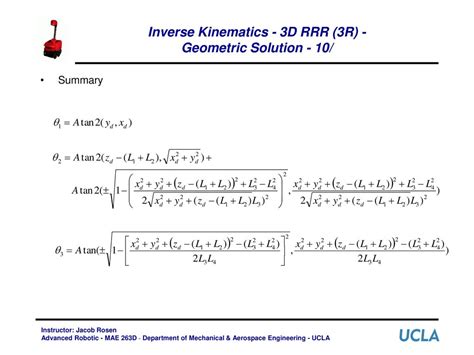 Inverse Manipulator Kinematics Ppt Download