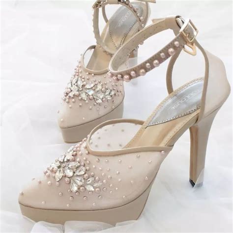 Nude Women High Heels Etsy