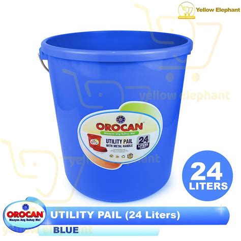 Orocan Utility Pail 24 Liters Blue Green Red Shopee Philippines