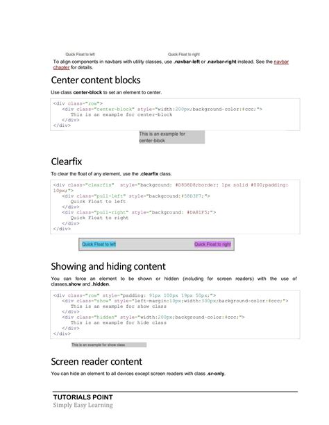 Bootstraptutorial Smairaj Page 58 Flip Pdf Online Pubhtml5