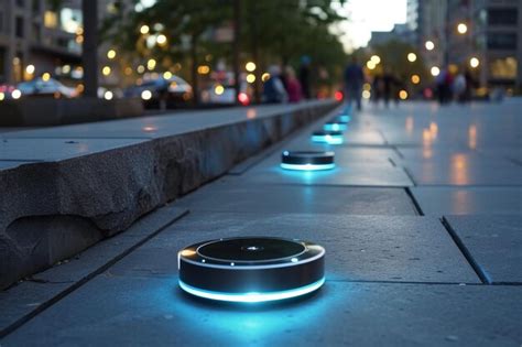 Premium Photo Advanced Wireless Charging Infrastructure In Public Places Ai Generated