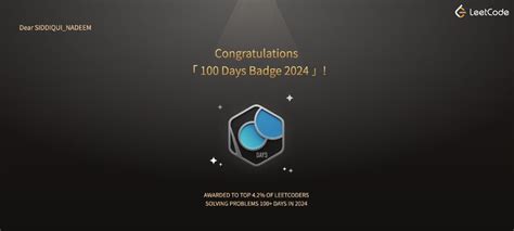 nadeem siddiqui on linkedin 100daysofcode dsa java leetcode