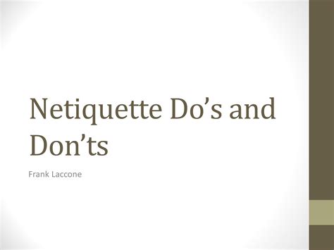 Netiquette Pptx Powerpoint Presentation Ppt