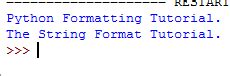 How To Print Formatted String In Python