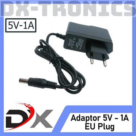 Jual Adaptor DC 5V 1A Jack 5 5mm Power Supply Jakarta Barat DX Tronics Tokopedia