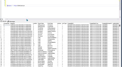 Generic Inquiry Table Where Used Community