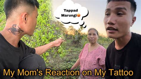 My Moms Reaction On My Tatto🤬 Mom Slapped Me😳 Indian Mom Reaction