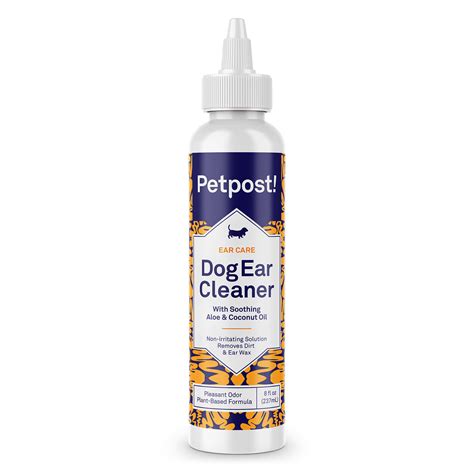 Dog Ear Cleaner Natural Coconut Oil And Aloe Solution Petpost™