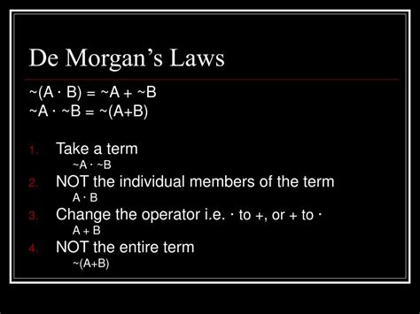 Ppt Simplifying Boolean Expressions Powerpoint Presentation Free Download Id 6021083