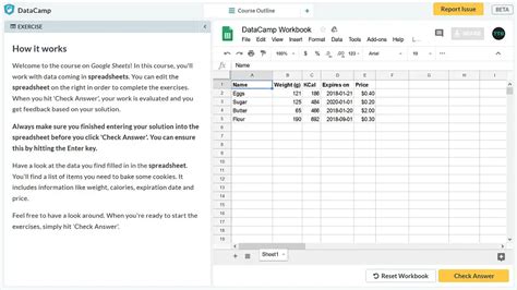 Spreadsheet Basics Datacamp Overview Top Tip Bio