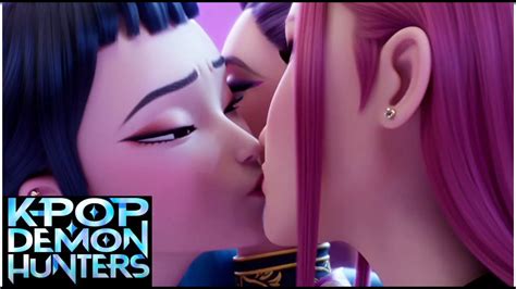 Kpop Demon Hunters Romantic Kiss Scene Youtube