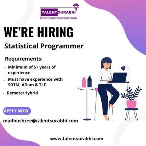 Madhushree Mandal On Linkedin Were Hiring Statistical Programmer Are You A Data Enthusiast