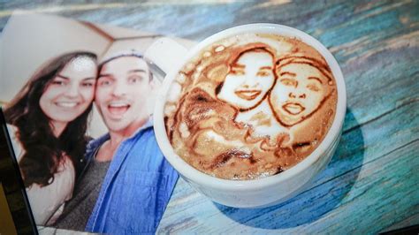 Latte Art Of Our Faces Youtube