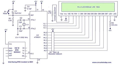 Rfid Based Access Control System Circuit Diagram Circuit Diagram