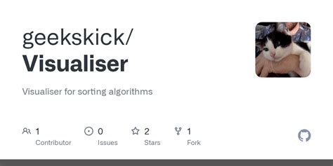 Github Geekskickvisualiser Visualiser For Sorting Algorithms