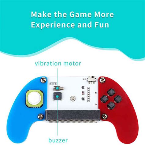 Elecfreaks Microbit Joystick Eletrônico Bit V2 Kit Acrílico Caso Jogo